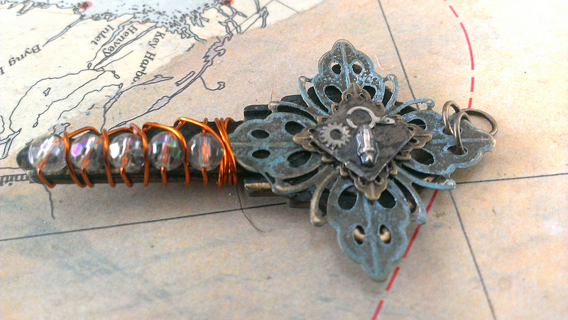 starrgazer creates: Altered Keys and Boho Chic