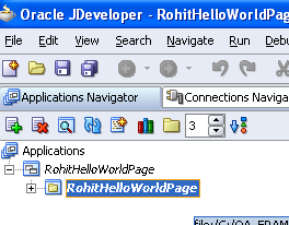 Oracle Application's Blog: Creating a Hello World Page in OAF