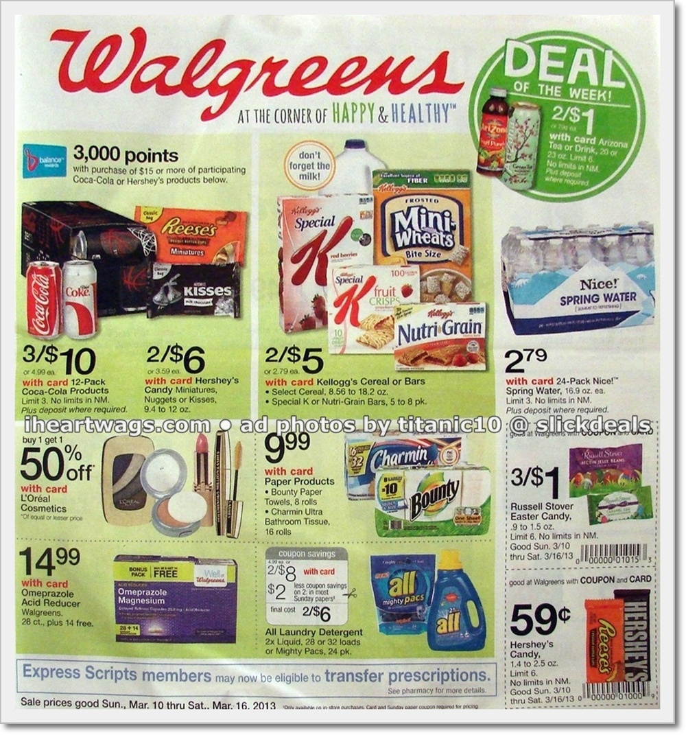 Weekly Ad Scan: Walgreens Ad Scan: Week of 3/10-3/16