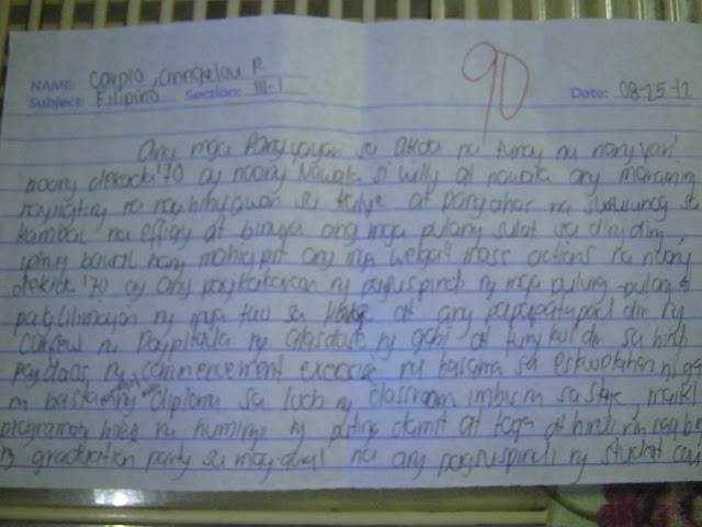 *Blog sa FILIPINO III* : Ang mga pangyayari sa Akdang Dekada'70 na ...