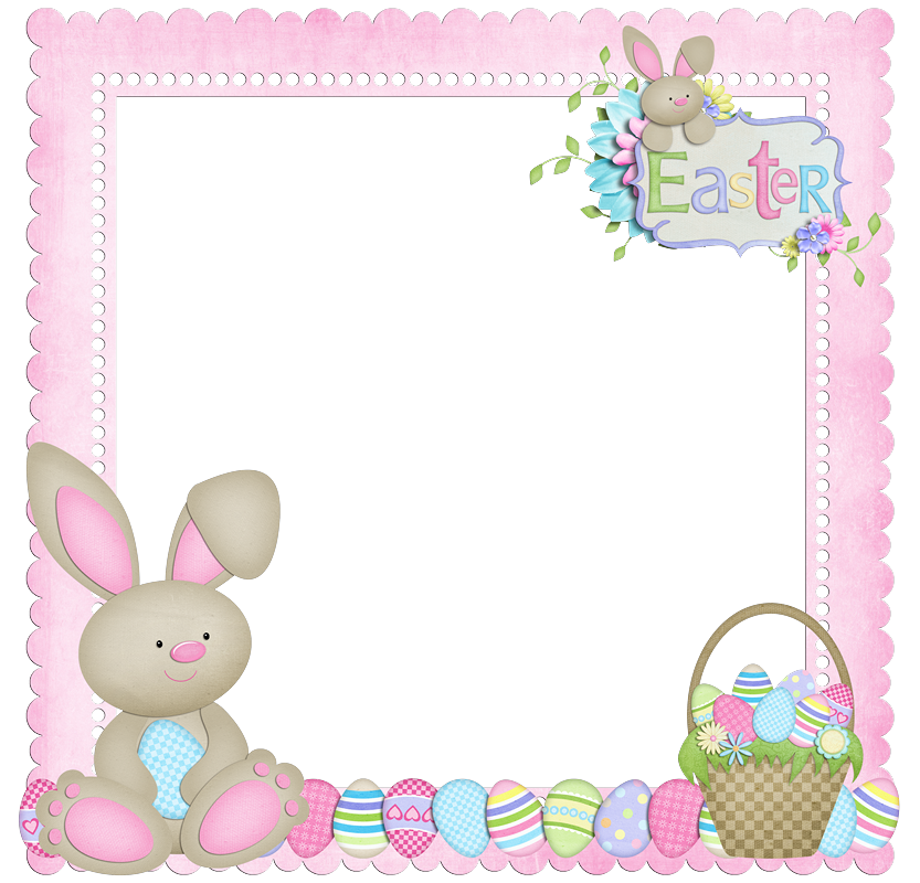 Marcos de Fotos Happy Easter. Conejo de Pascua Semana Santa en png ...