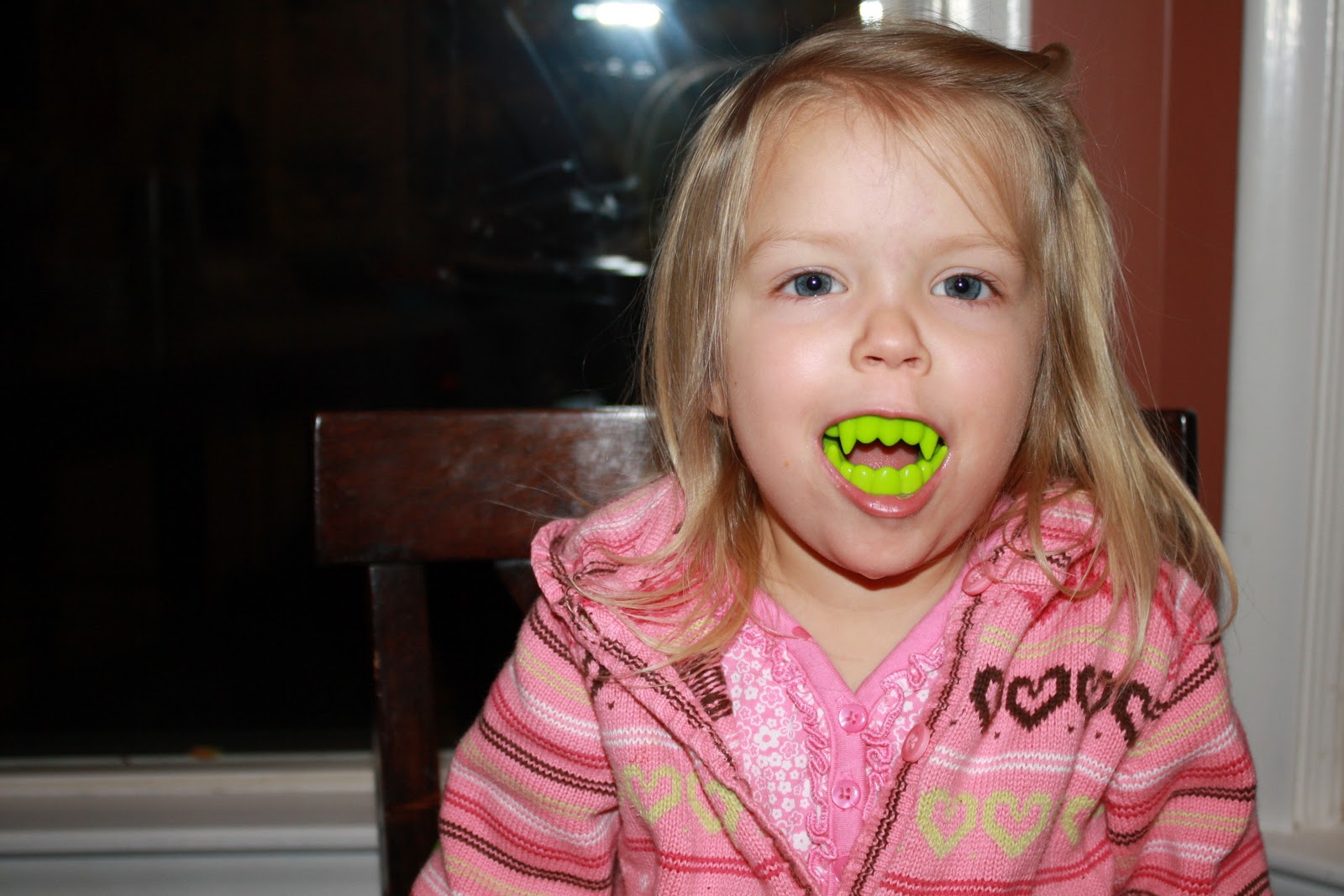 And Then There Were 3!: Green teeth