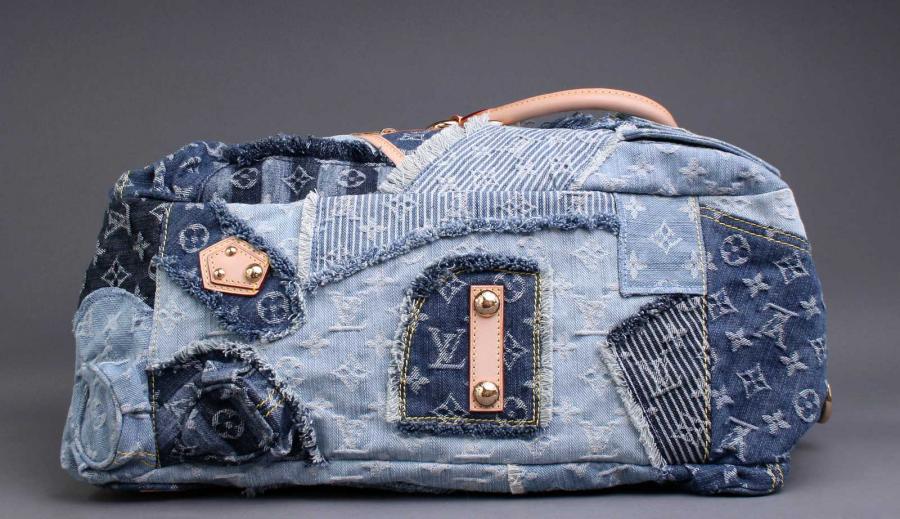 LV Blast from the Past: Monogram Denim Patchwork Cabby |In LVoe with ...