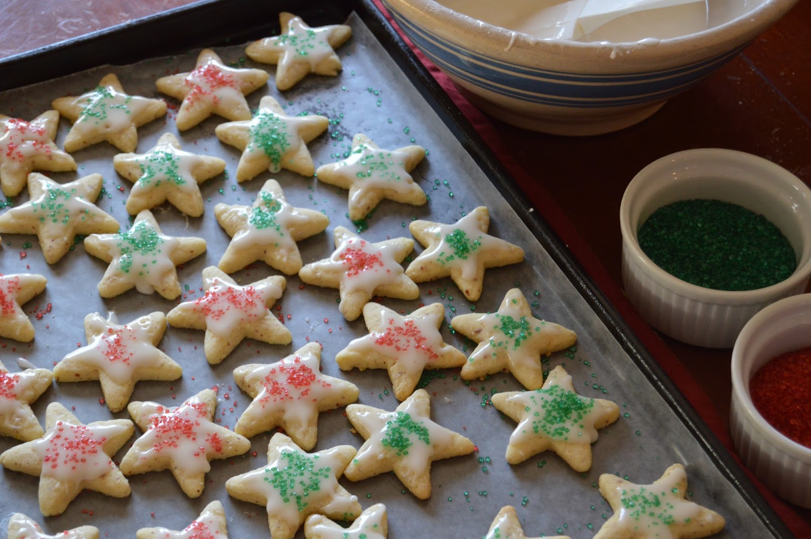 Go Seize the Day: Lemon Almond Star Cookies