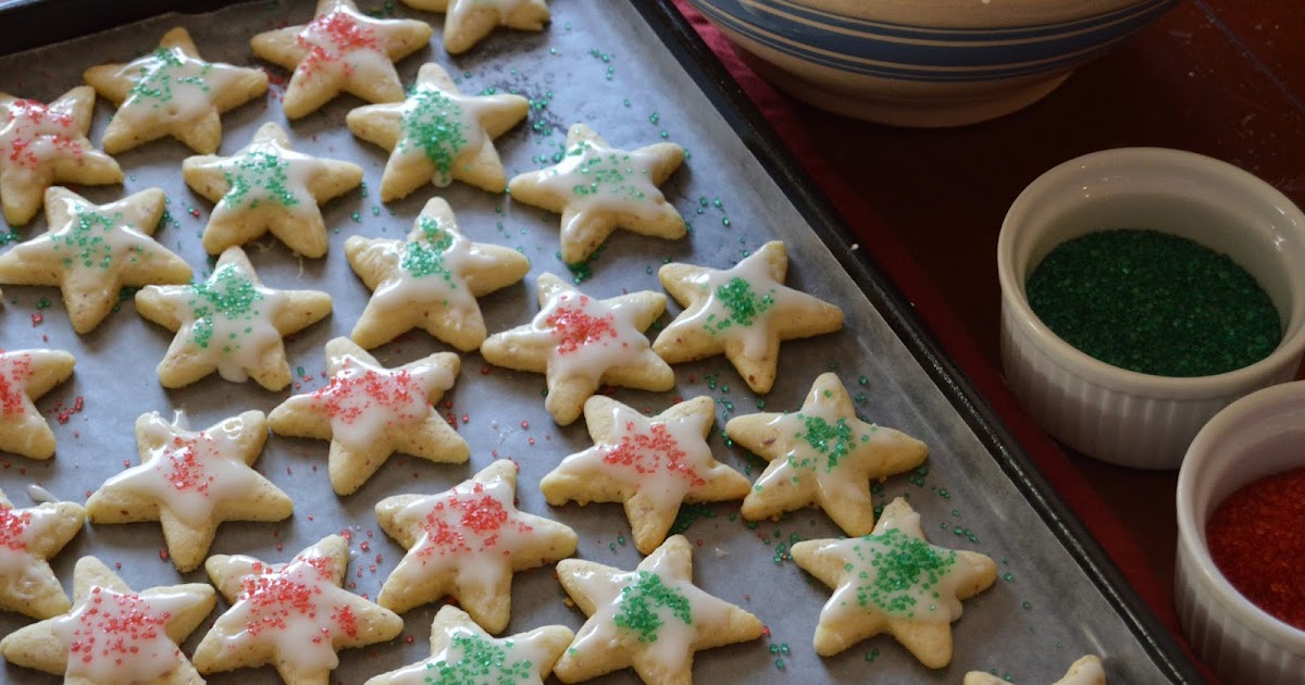 Go Seize the Day: Lemon Almond Star Cookies