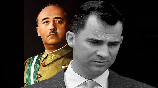 Felipe VI, trono franquista