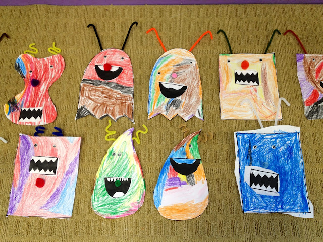 Ms. Batte's Kinderland: "The Day a Monster Came to School" Unit