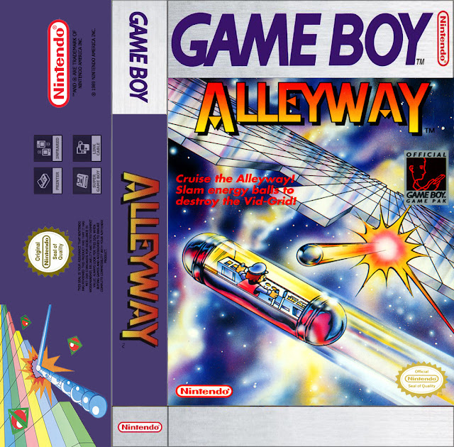Solo una partida mas: Alleyway Game boy cassette cover