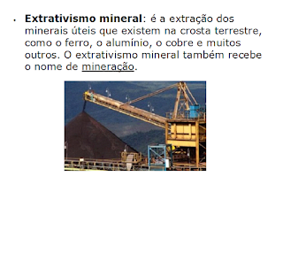 Prof. Sheila da Vitorino: Extrativismo animal, vegetal e mineral