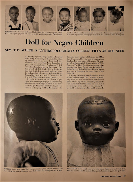 Black Doll Collecting: Ideal's Saralee Negro Doll 1951-1953 "An ...