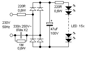 Blogul Electronistului Oarecare: LED la 220V