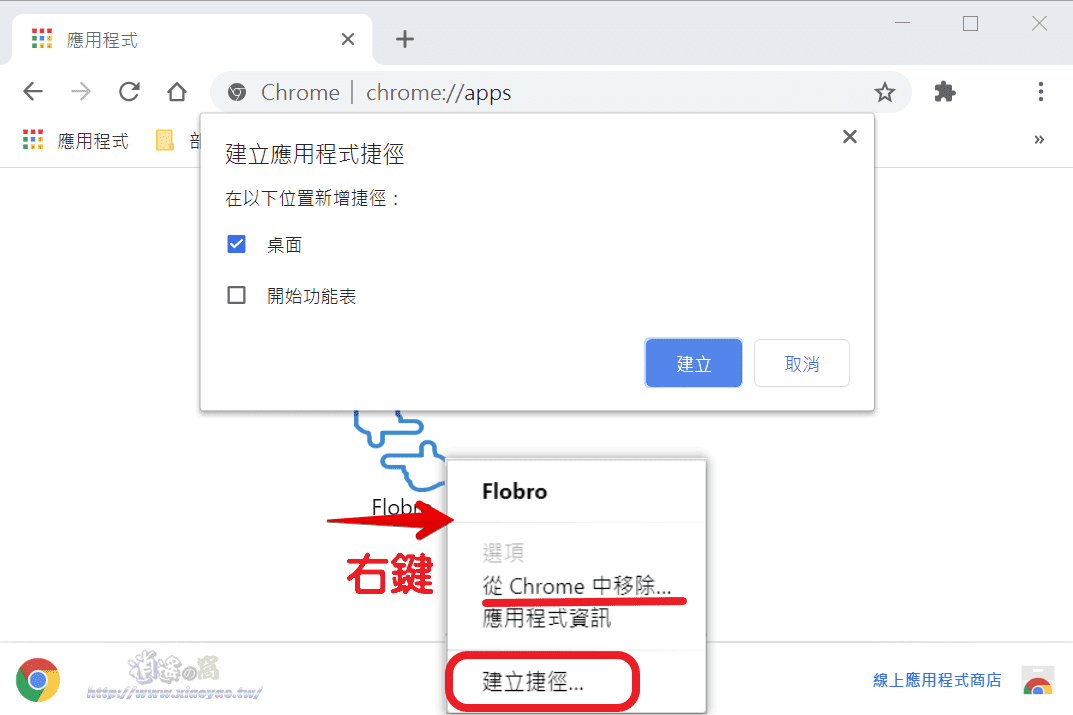 Flobro 用懸浮瀏覽器視窗開啟網頁，看影片、查資料都能維持置頂顯示(Chrome)