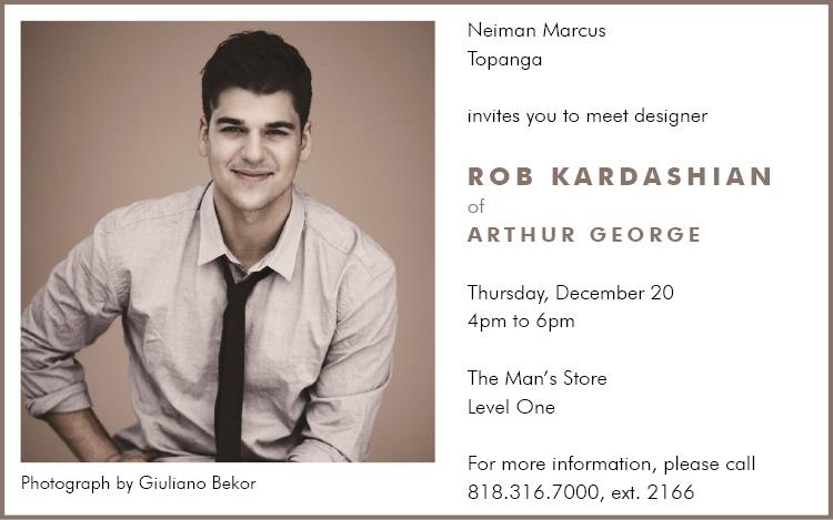 His Style Watcher: Rob Kardashian's New Sock Line "Arthur George"!