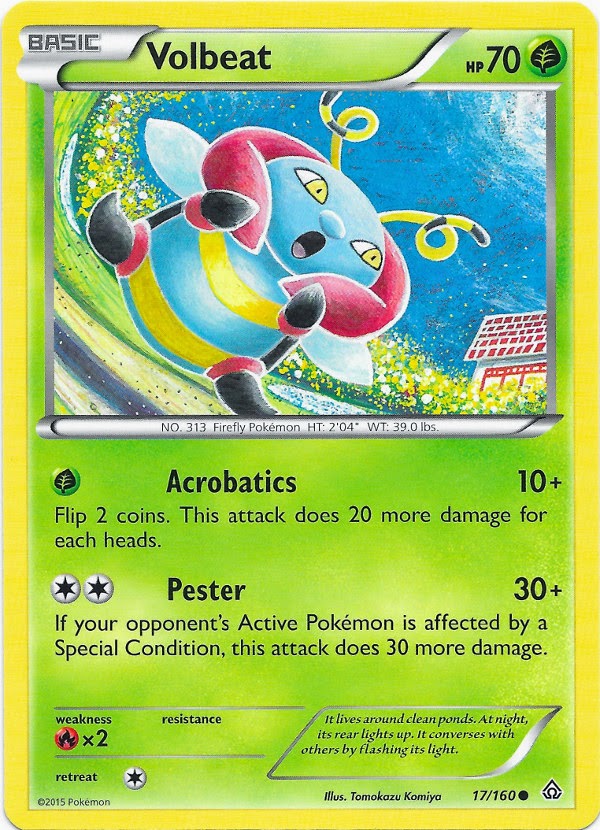 Volbeat -- Primal Clash Pokemon Card Review | PrimetimePokemon's Blog