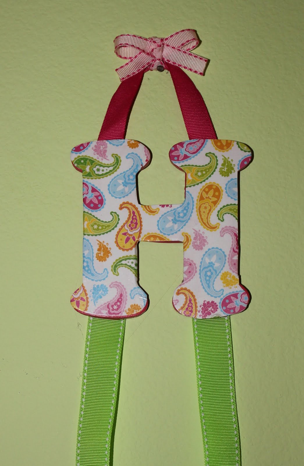 simply made with love: Scrapbook Bow Holder Tutorial