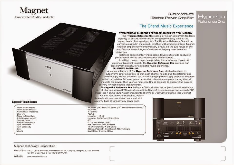 Magnet Audio Hyperion Reference One amplifier – Ultimate High-Fidelity