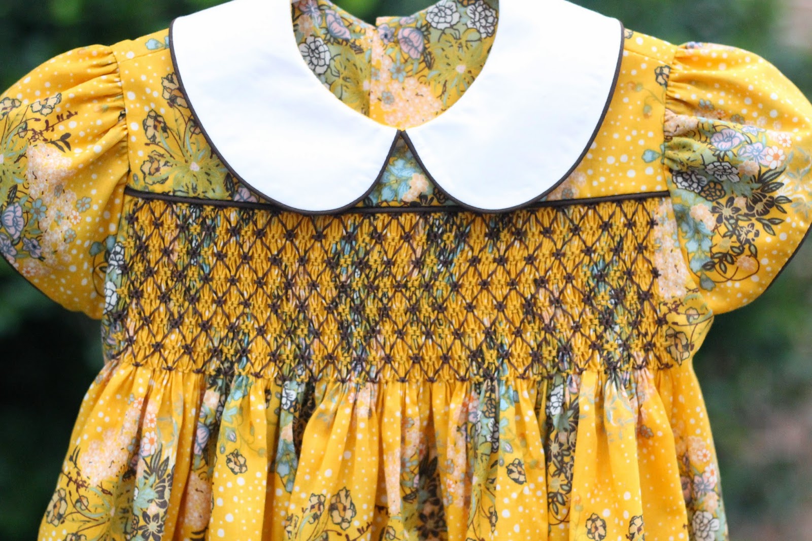 Saint Nolt Sews: Modern Vintage Smocked Square Yoke "Lee" by Children's ...
