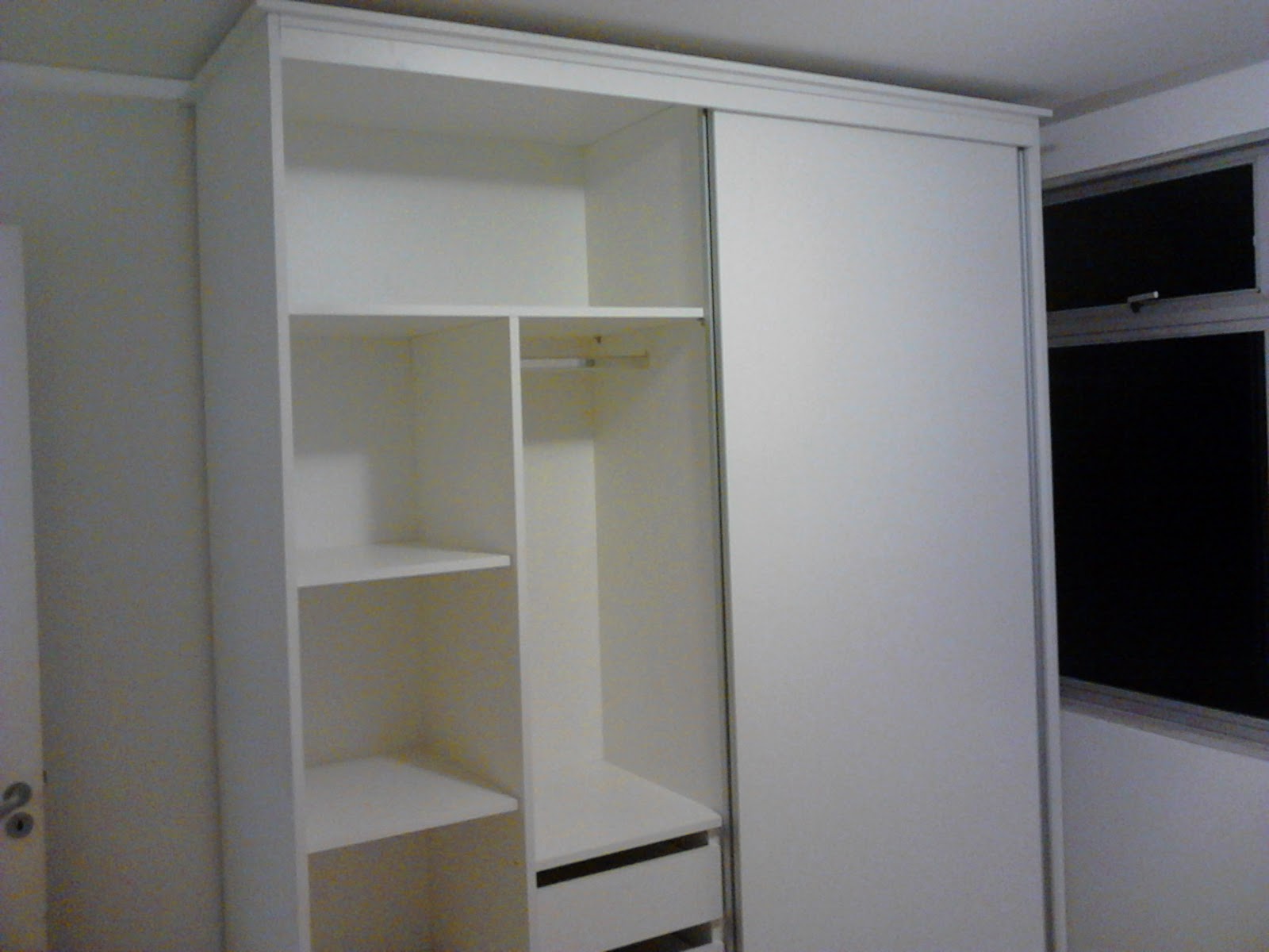 EC Marcenaria Modular: Quarto Com Puxador Gola