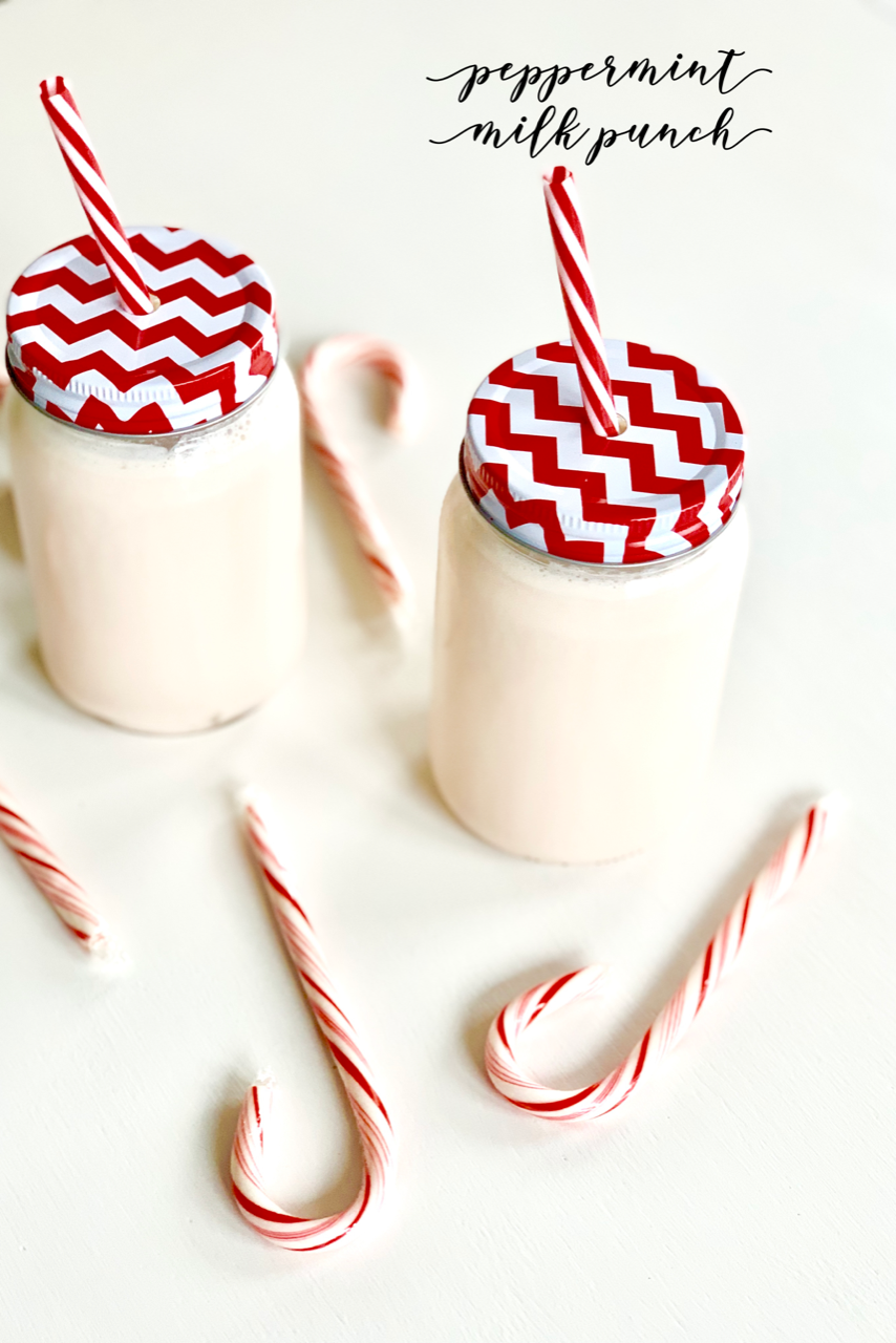 Peppermint Milk Punch | Our Good Life