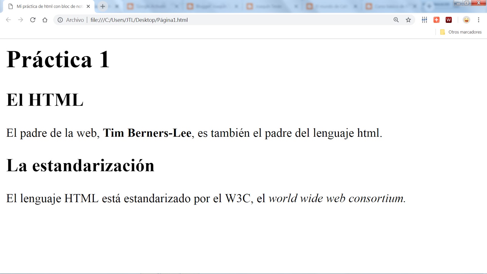 01 Desarrollo Web 1 y 2 / HTML-CSS: Módulo 2 / 1ª parte