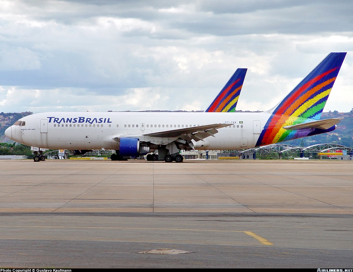 Avioes Abandonados Brasil: PT-TAA O primeiro 767 do Brasil