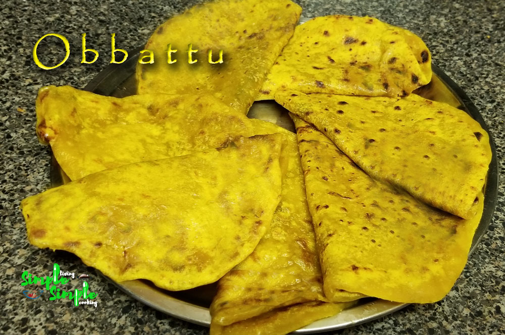 Simple Living Simple Cooking: Obbattu/Puran poli