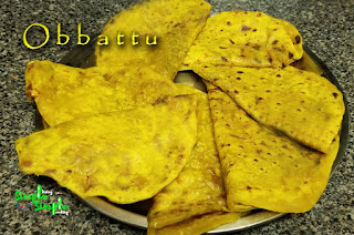 Simple Living Simple Cooking: Obbattu/Puran poli