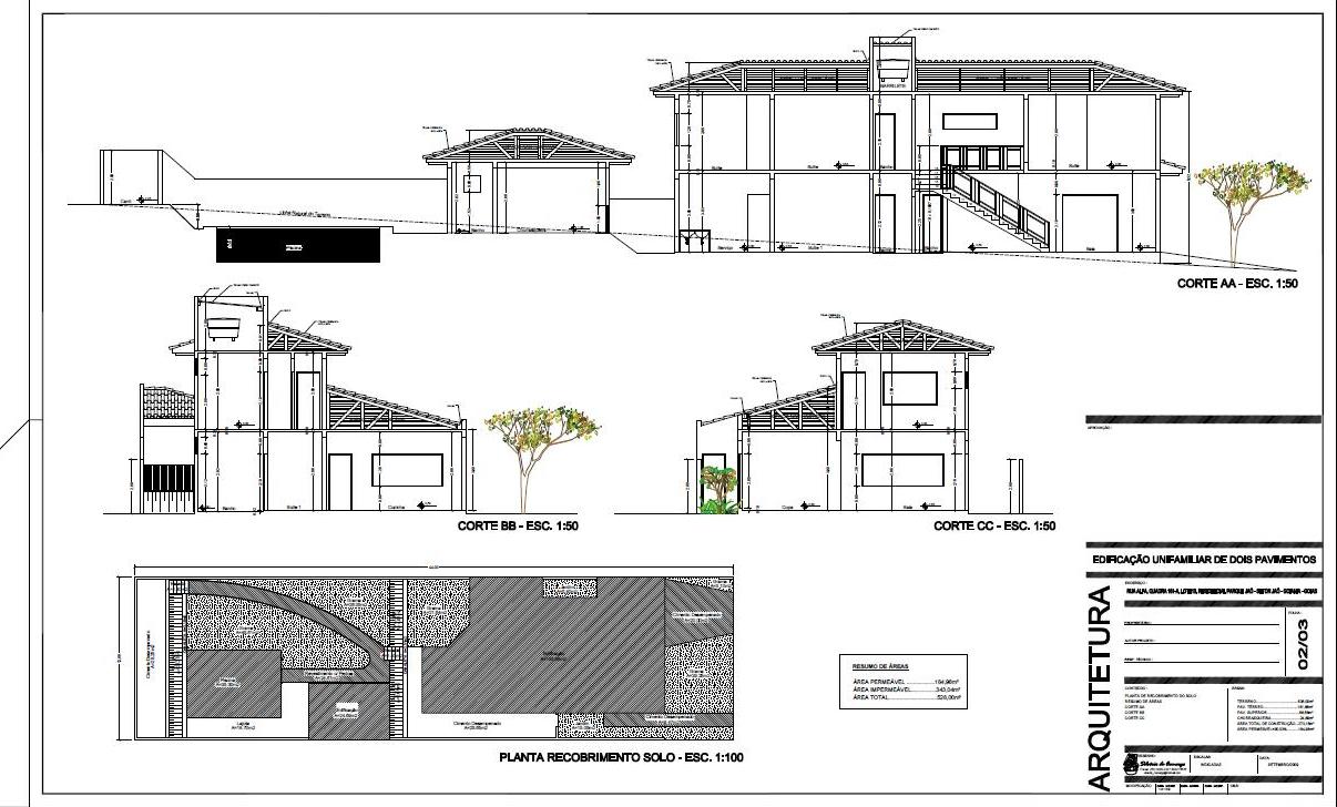 Projetos & Desenhos: Projeto de Arquitetura em AutoCAD