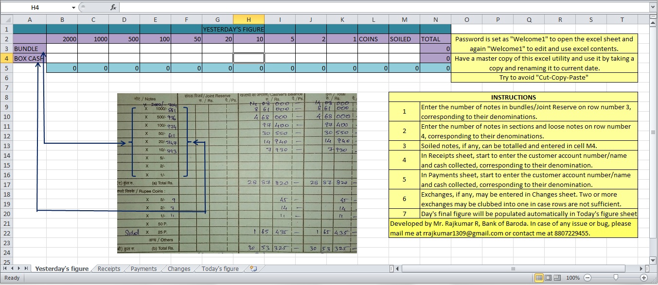 Excel Tally Sheet Template