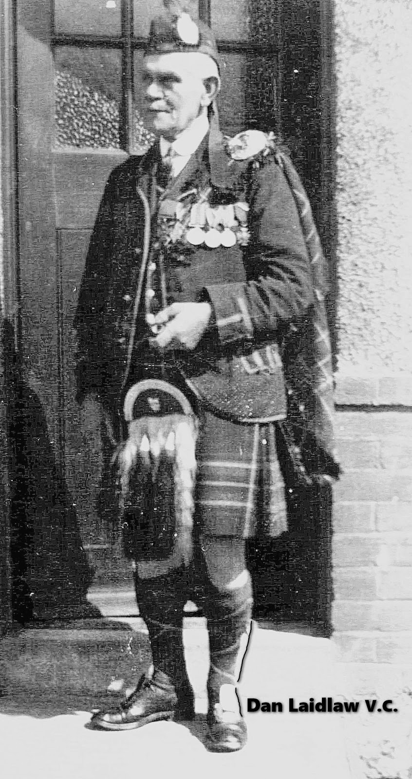 Photo Blog: Piper of Loos, Daniel Laidlaw, VC