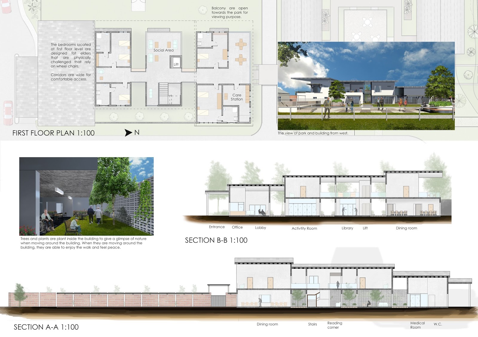 Architecture: Project 2: Centre for elderly