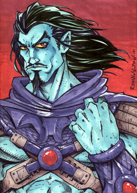 RAW ART: Be4 & AftR CRD - Keldor/Skeletor