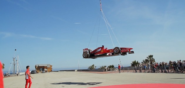 The flying Ferrari Formula 1 car - way2speed
