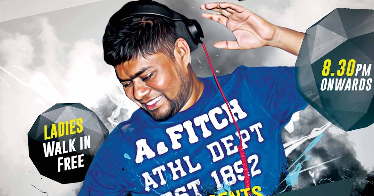 Bollywood Night DJ Event Poster Design | JenthCreations