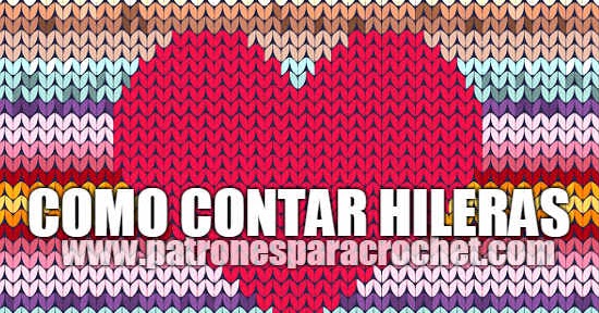 Cómo contar las hileras del tejido