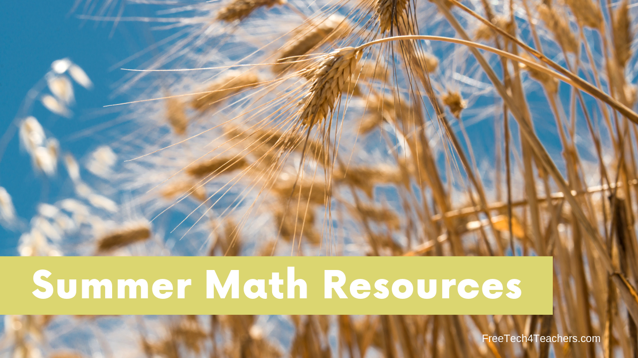 Free Technology For Teachers Five Sources Of Summer Math Activities For Elementary School Students free-technology-for-teachers-five-sources-of-summer-math-activities-for-elementary-school-students