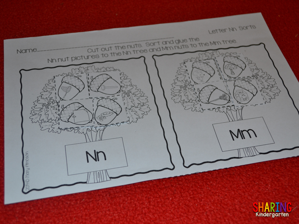 Letter Nn Activities - Sharing Kindergarten
