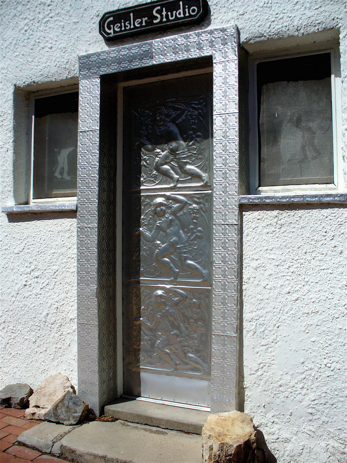 Alt. Build Blog: Carved Wood And Formed Metal Doors