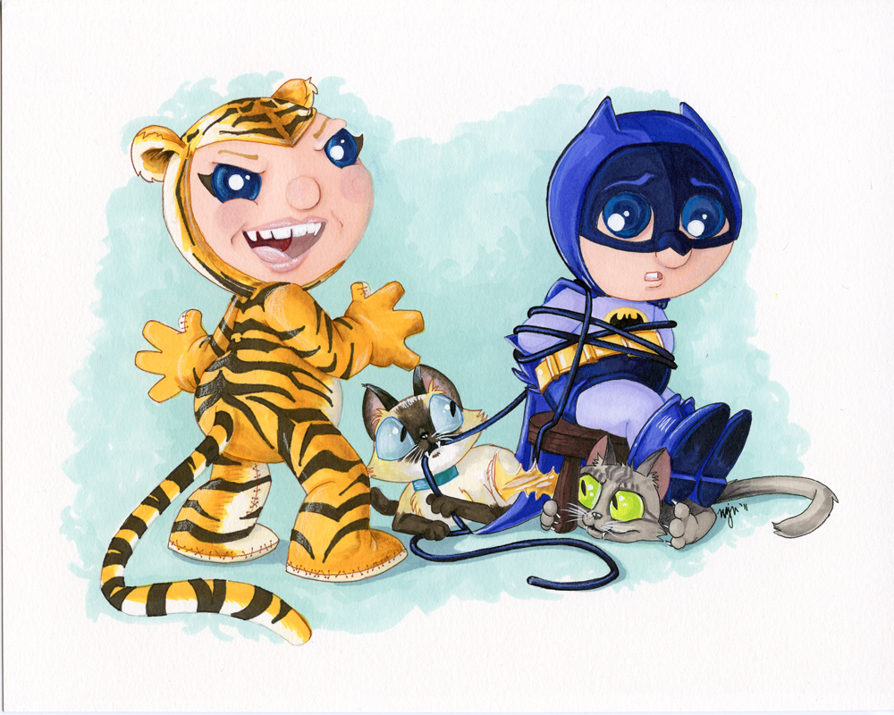 The Continuing Adventures of the Boogervampire: Tiger Girl vs. Batman