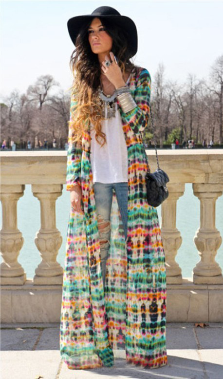Pretty-a-Porter, Fashion Trend Style and What to Wear: Dress and kimono ...