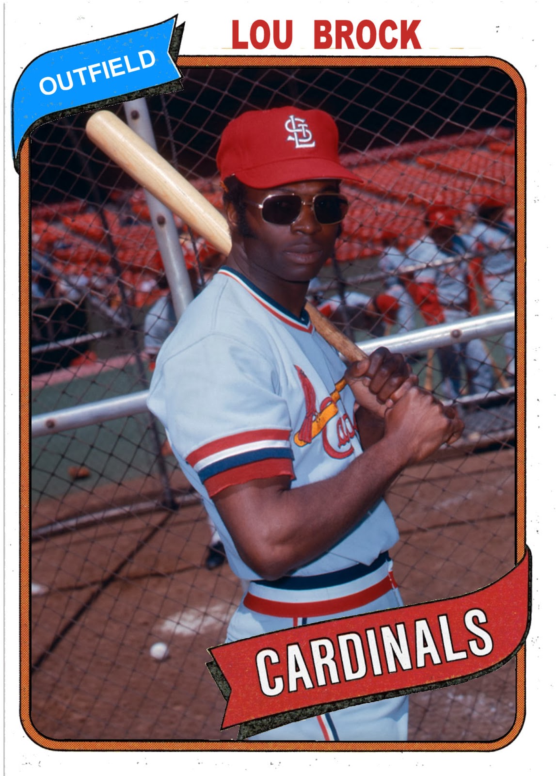 Cards That Never Were: 1980 Topps Lou Brock - 30 Tribute Card Project ...
