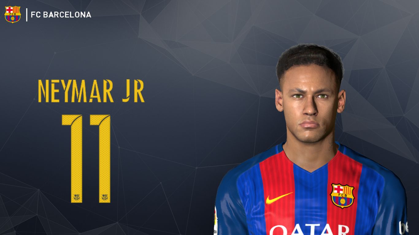 pes-modif: PES 2017 Neymar Jr. New Face by Sinestro19