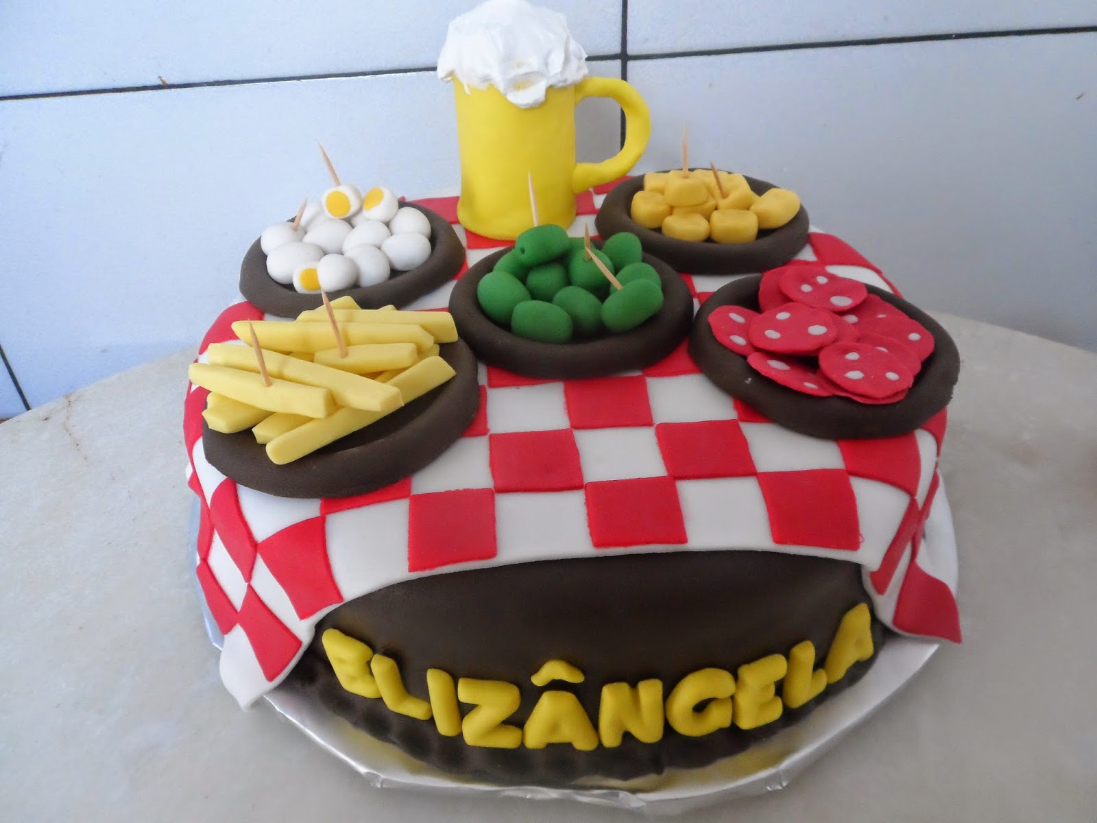 Glaise Rodrigues Cake Designer: Bolo Comida de Buteco