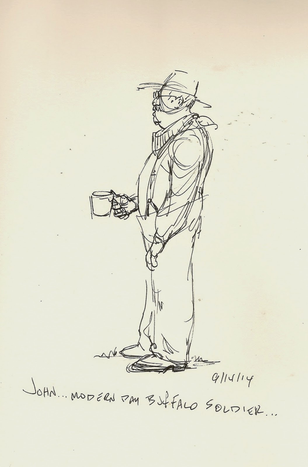 Blogging My Art Through the Years with Ron Husband: Sketching the New ...