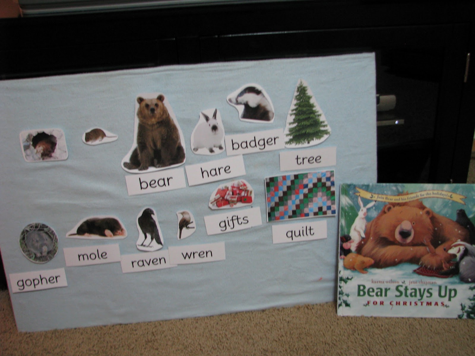 Mommy's Little Helper: Bear Stays Up for Christmas