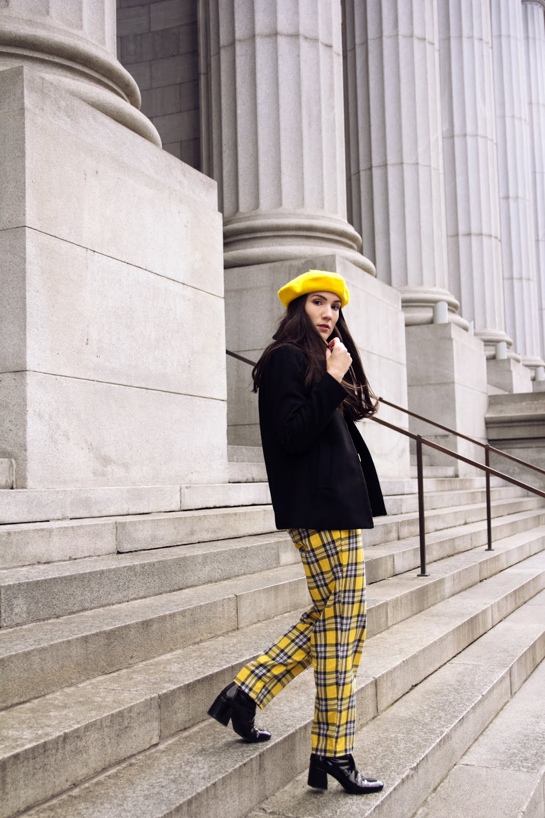 Plaid Pants in Montreal | Carolina Pinglo
