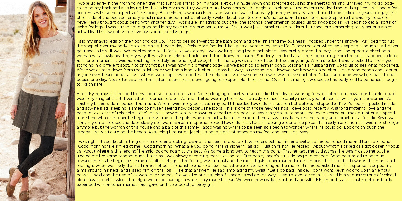 Marti's tg captions: Growing feelings