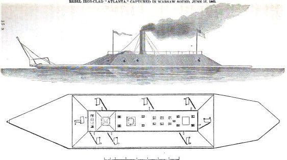 WARSHIPSRESEARCH: American casemate ironclad ram CSS Atlanta 1861-1869