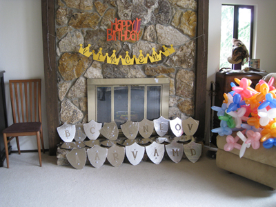 Paper Crafting with Purpose: Knight Training Birthday Party