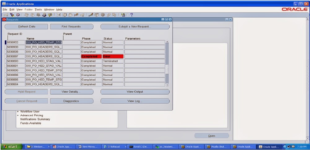 Interfaces in oracle apps(R12) technical: PO INTERFACE